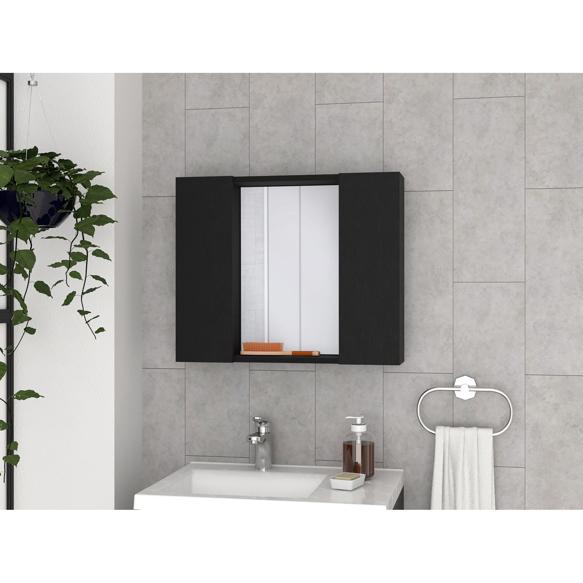 Double Door Medicine Cabinet with Mirror | Great for Bathroom Storage ...