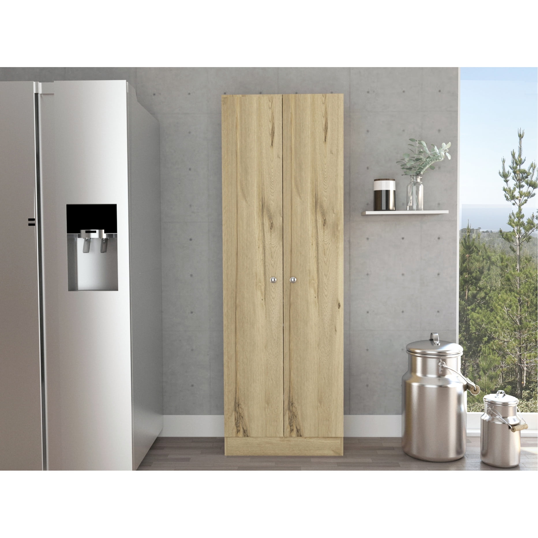 Double - Door Multistorage Cabinet with Five Shelves | Ideal for Dorm ...