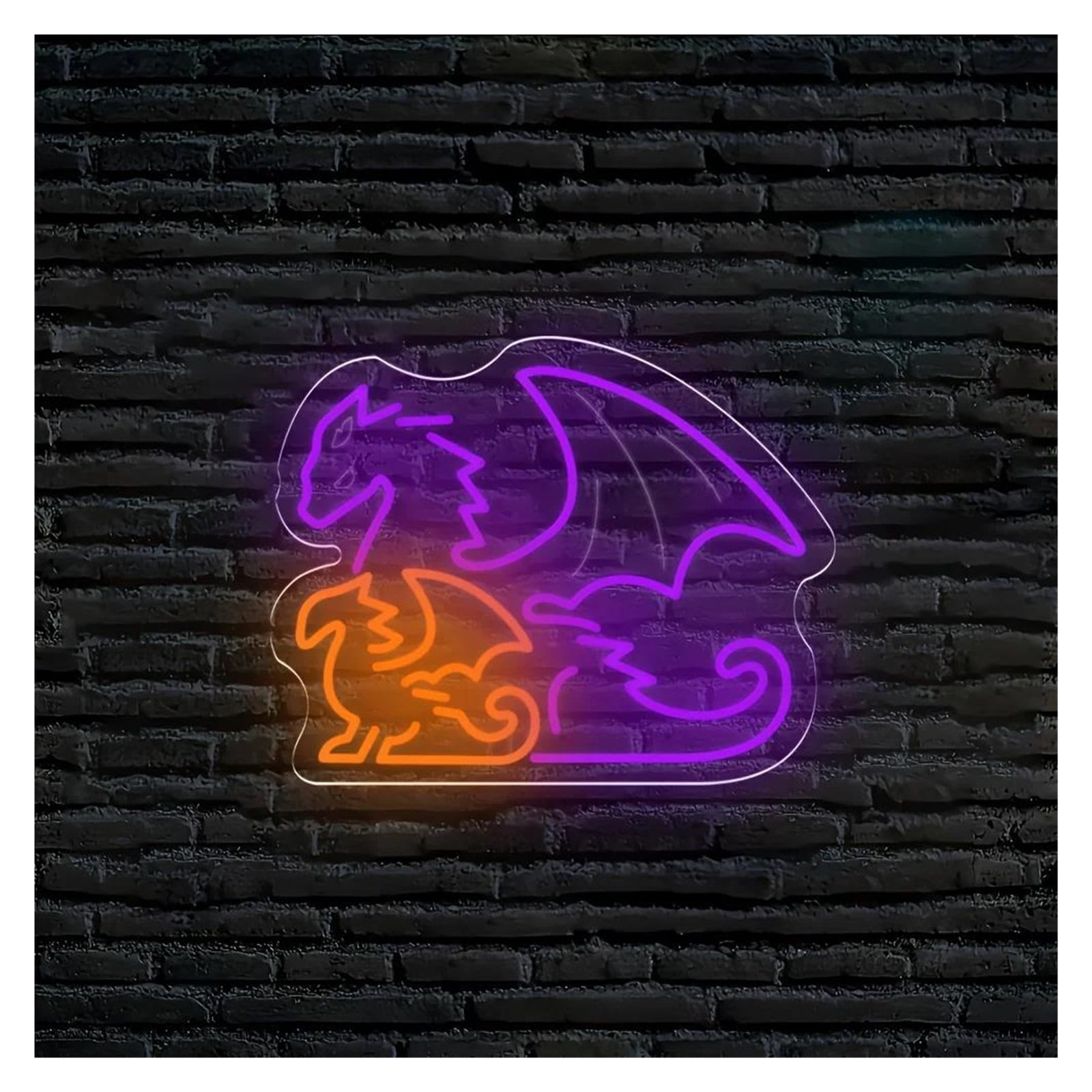 Double Dragon Neon Sign,for Home Gaming Room Living Room Man Cave Sign ...