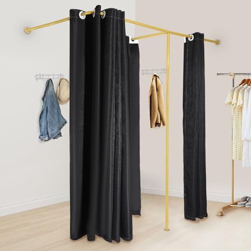 Double Dressing Room, Fitting Room for Two, Changing Room Divider with ...