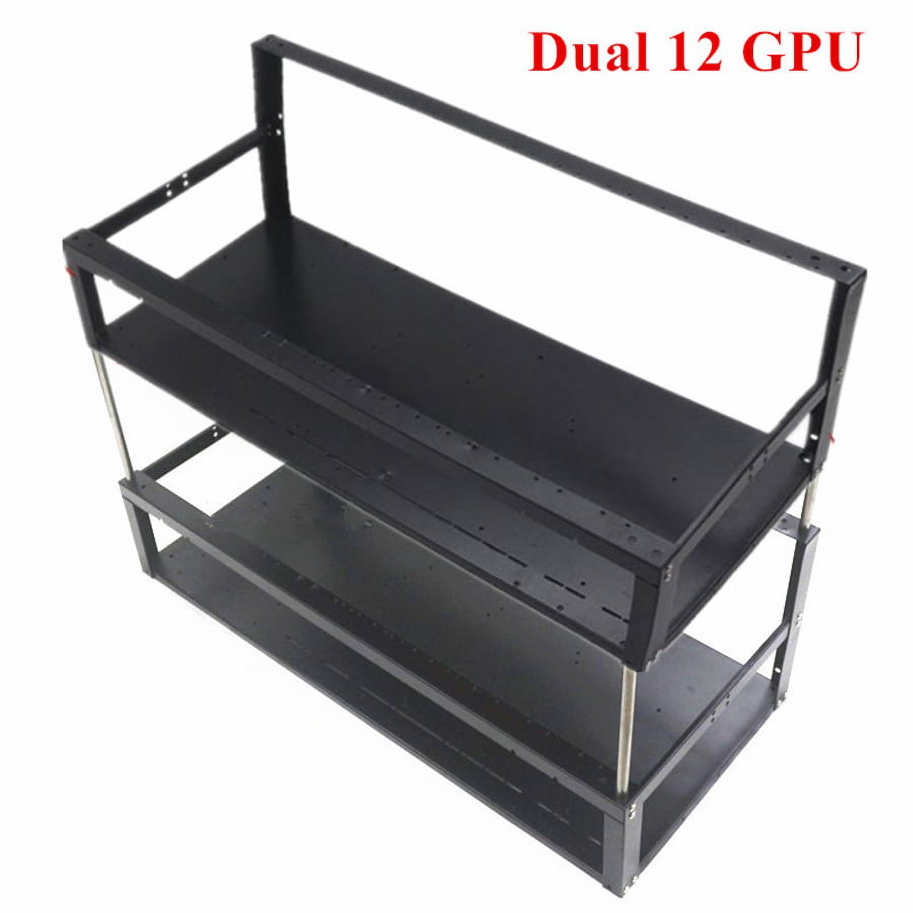 Double Dual Deck 6/8/12 GPU Open-pit Mining Machine Frame Case Mining ...