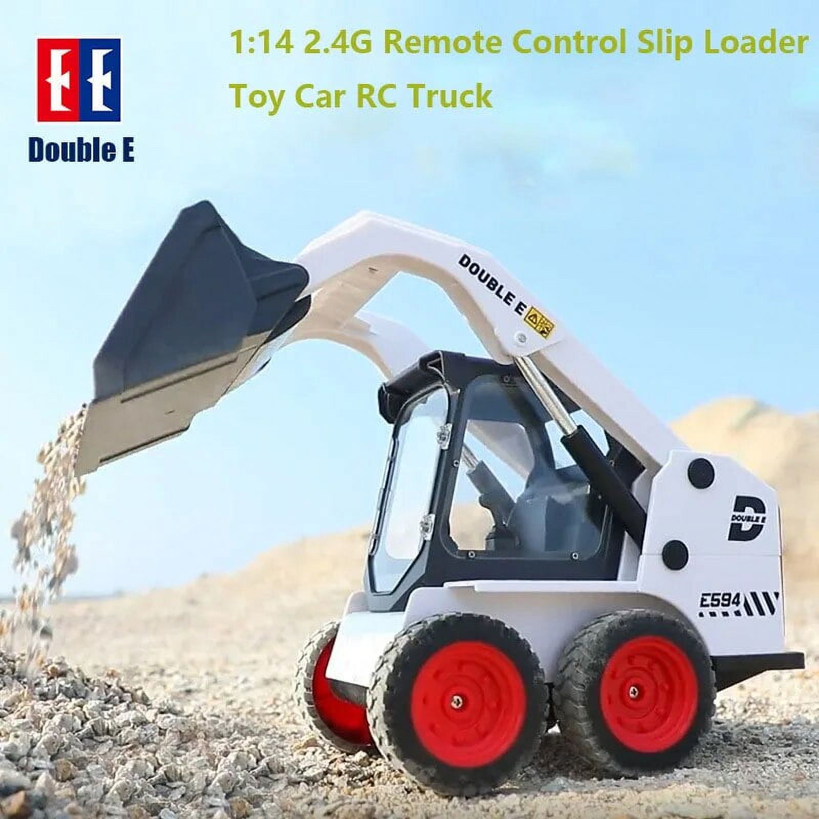 Double E RC Dump Truck E594 Remote Control Slip Loader Toy Car Electric ...