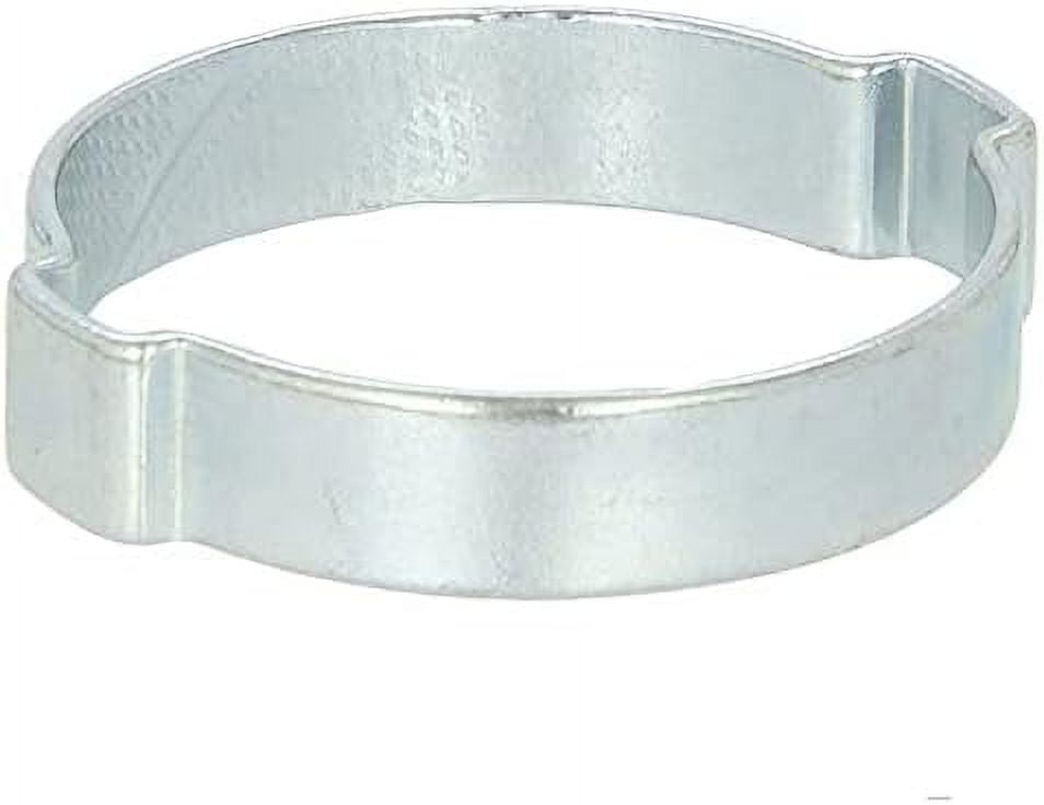 Double Ear Clamps - 1/2" (13mm) Size, Zinc-Plated Steel Hose Clamp ...