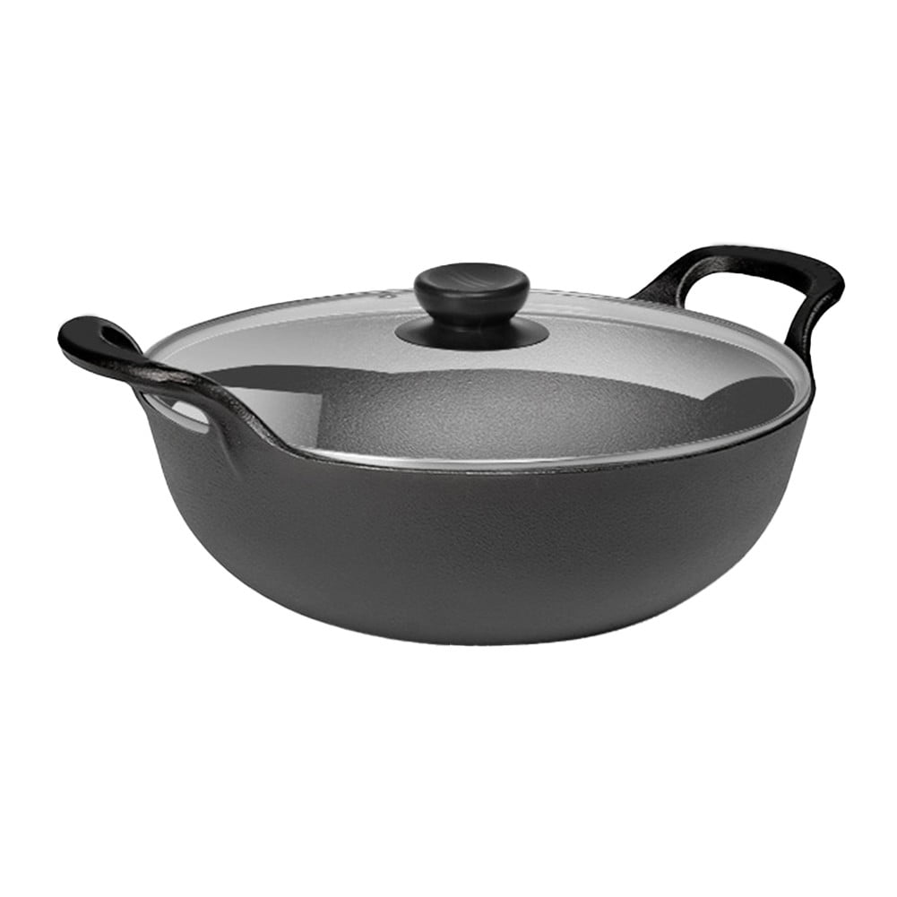 Double-Ear Stew Pot Soup Pot Household Small Frying Pan Uncoated Non ...