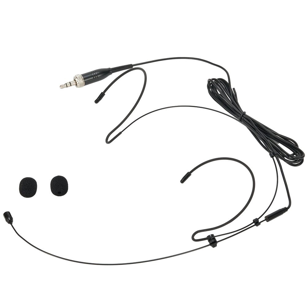 Double Earhook Headset Mic Headworn Microphone For Shure Wireless Ear ...