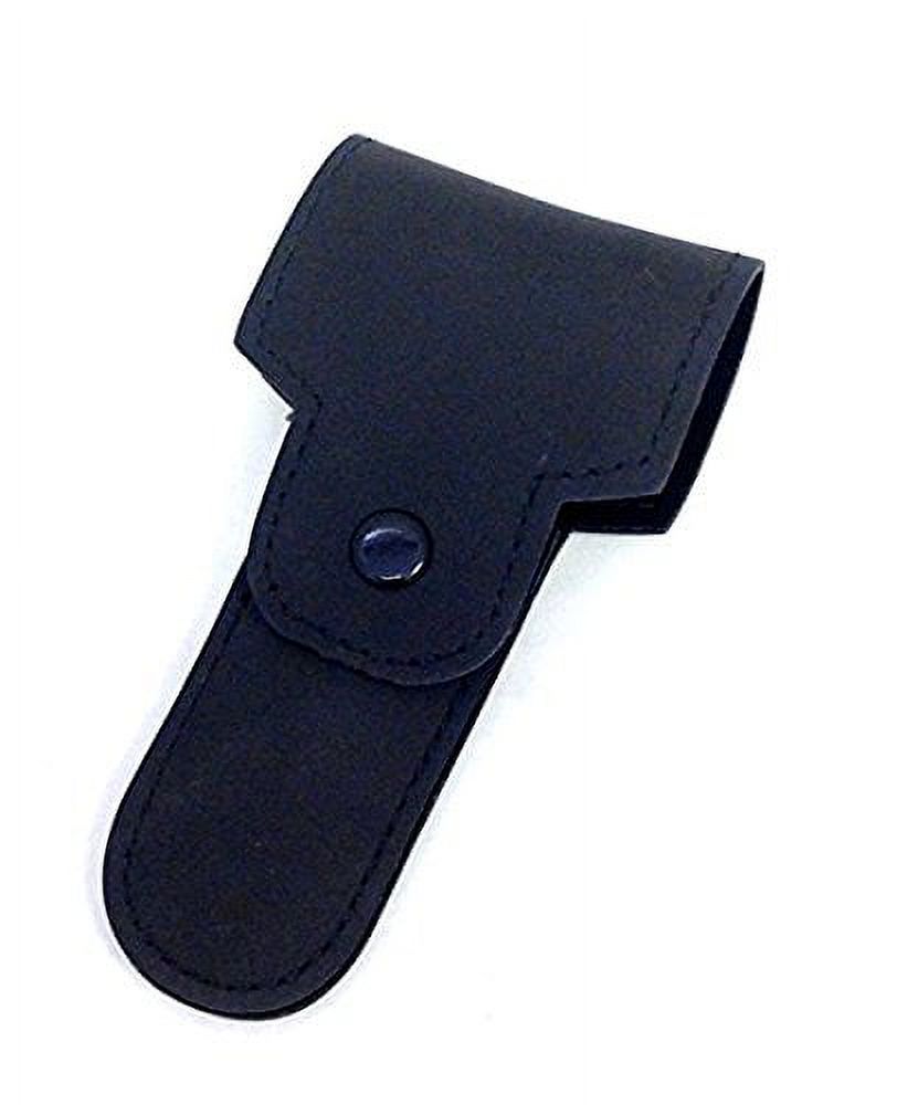 Double Edge Razor Case -- Black Leather - Walmart.com