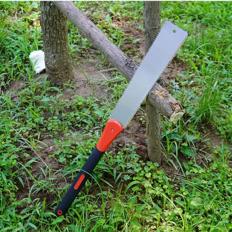 Double Edged Hand Saw, 32cm/12.5” Pull Saw Flexible Flush Cut Saw for ...
