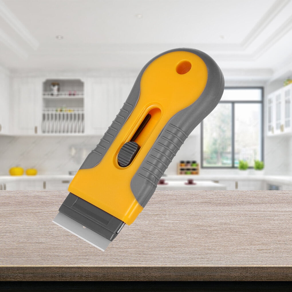 Double Edged Plastic Razor Blade Scrapers Knife with Contoured Grip for ...