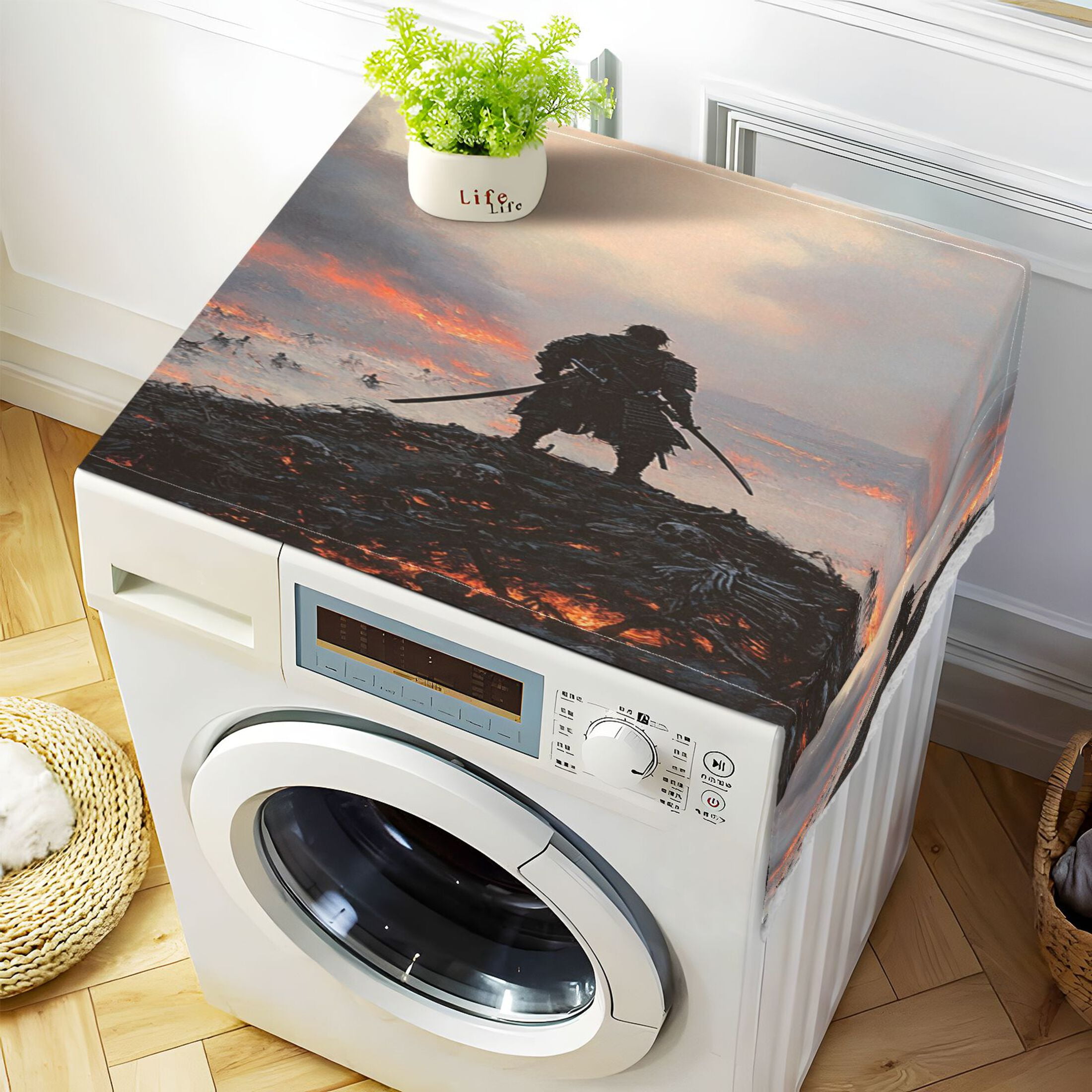 Double Edged SwordsmanWasher and Dryer Covers Dust-Proof and Oil ...