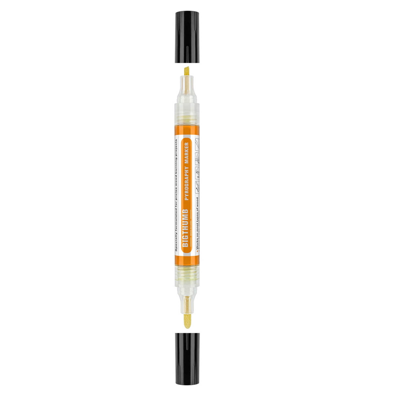 Double End Burning Pen for Beginner Painting Craft, Broad Tip Burning ...