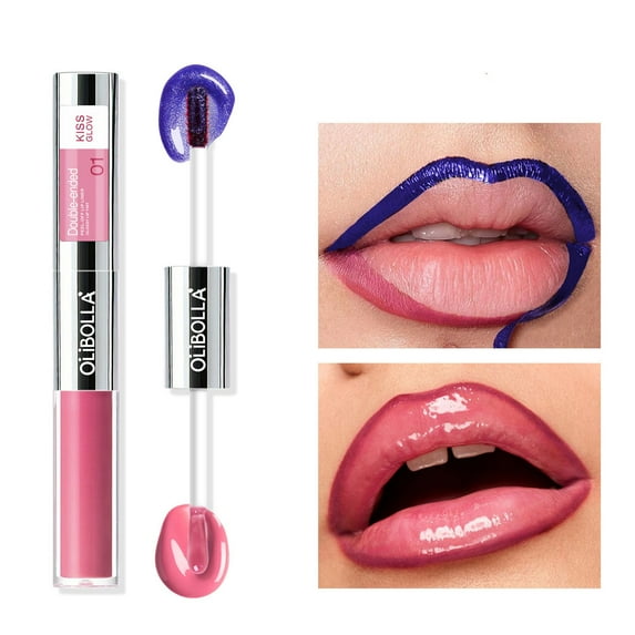 Double-End Peel off Lip Gloss - Shimmering, Non-Sticky Lip Color, Long ...