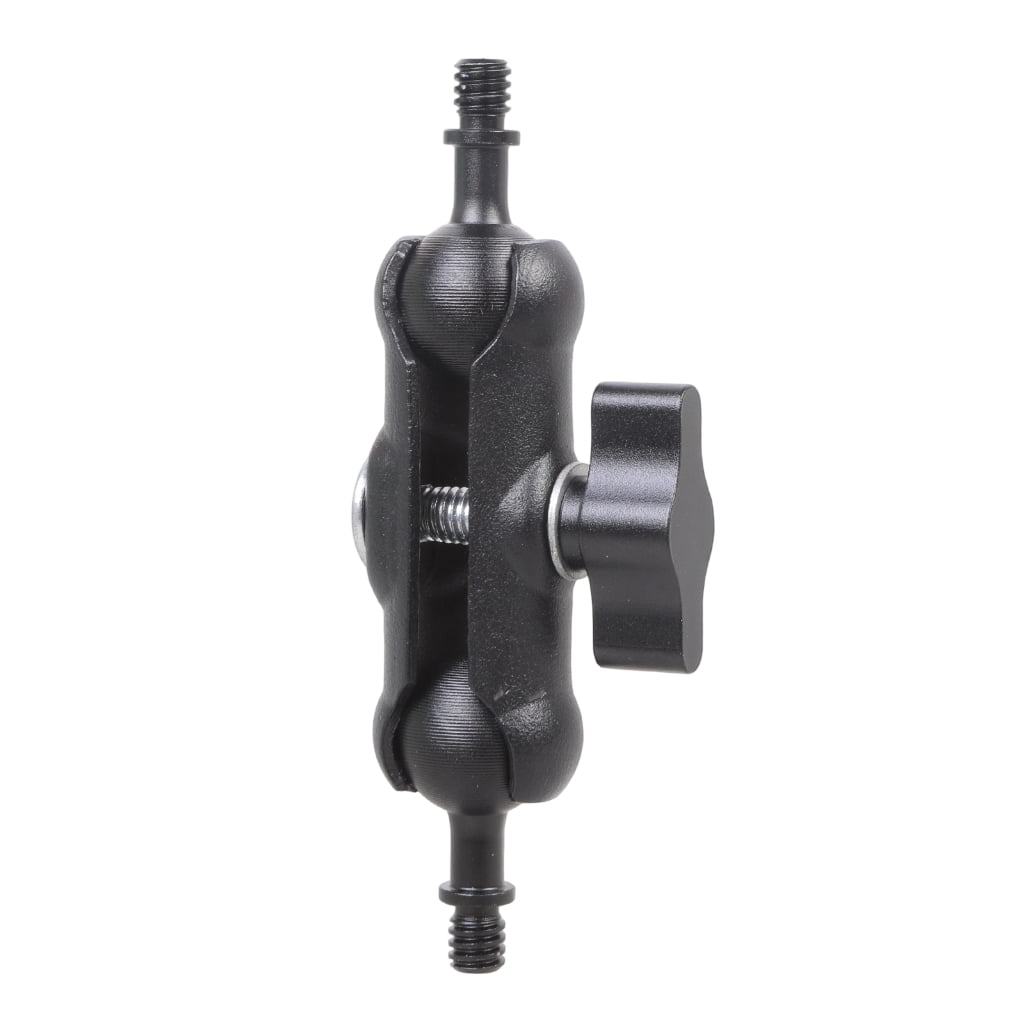 Double Ended 1/4 20 Male Screw Adapter 17mm Ball Head Clamp Photography ...