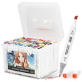 Artist Concepts Double-Ended Markers, 120 Pack, Fine Tip, Bold Colors ...