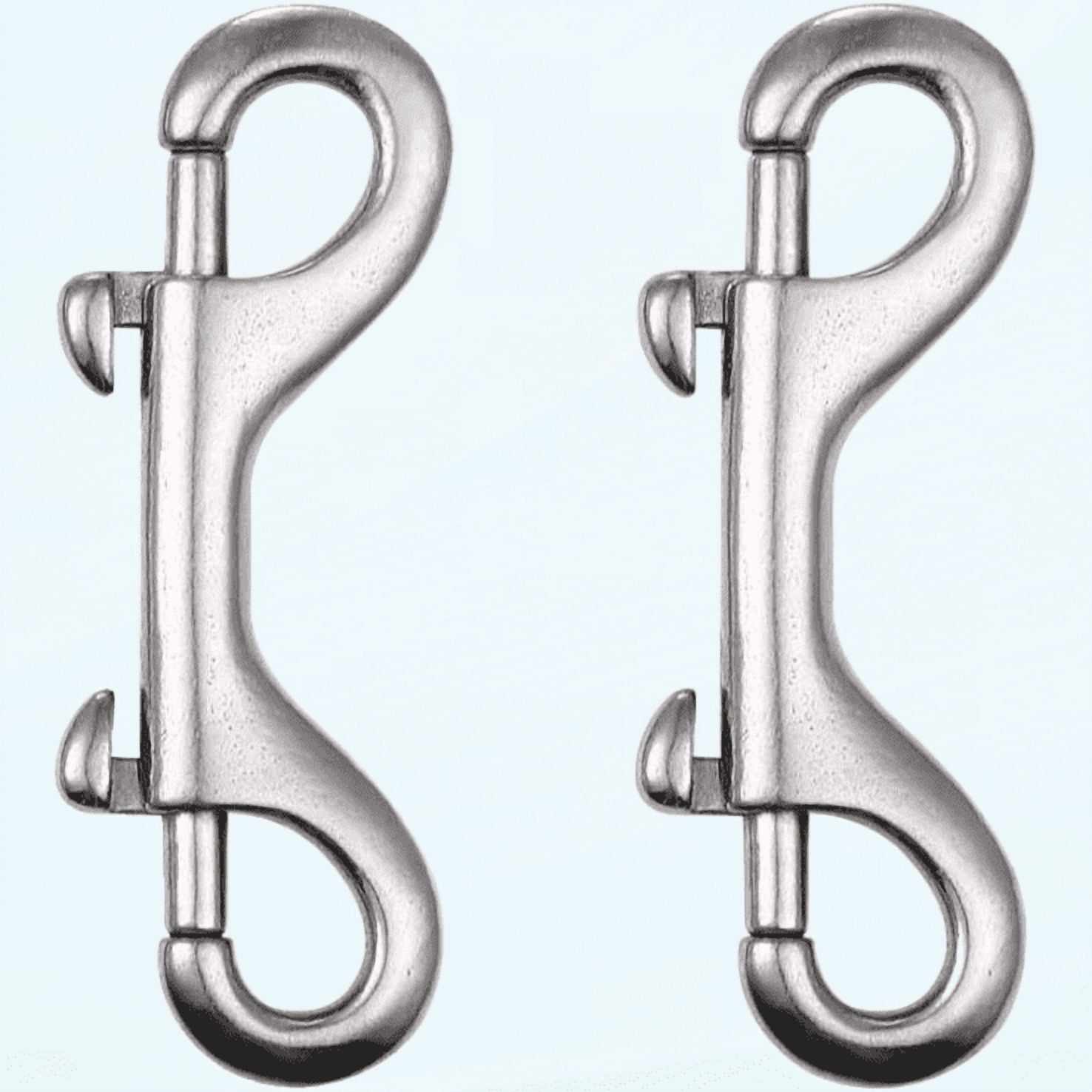 Double Ended Bolt Snap Hooks - 2 Pack Heavy Duty 316 Stainless Steel ...
