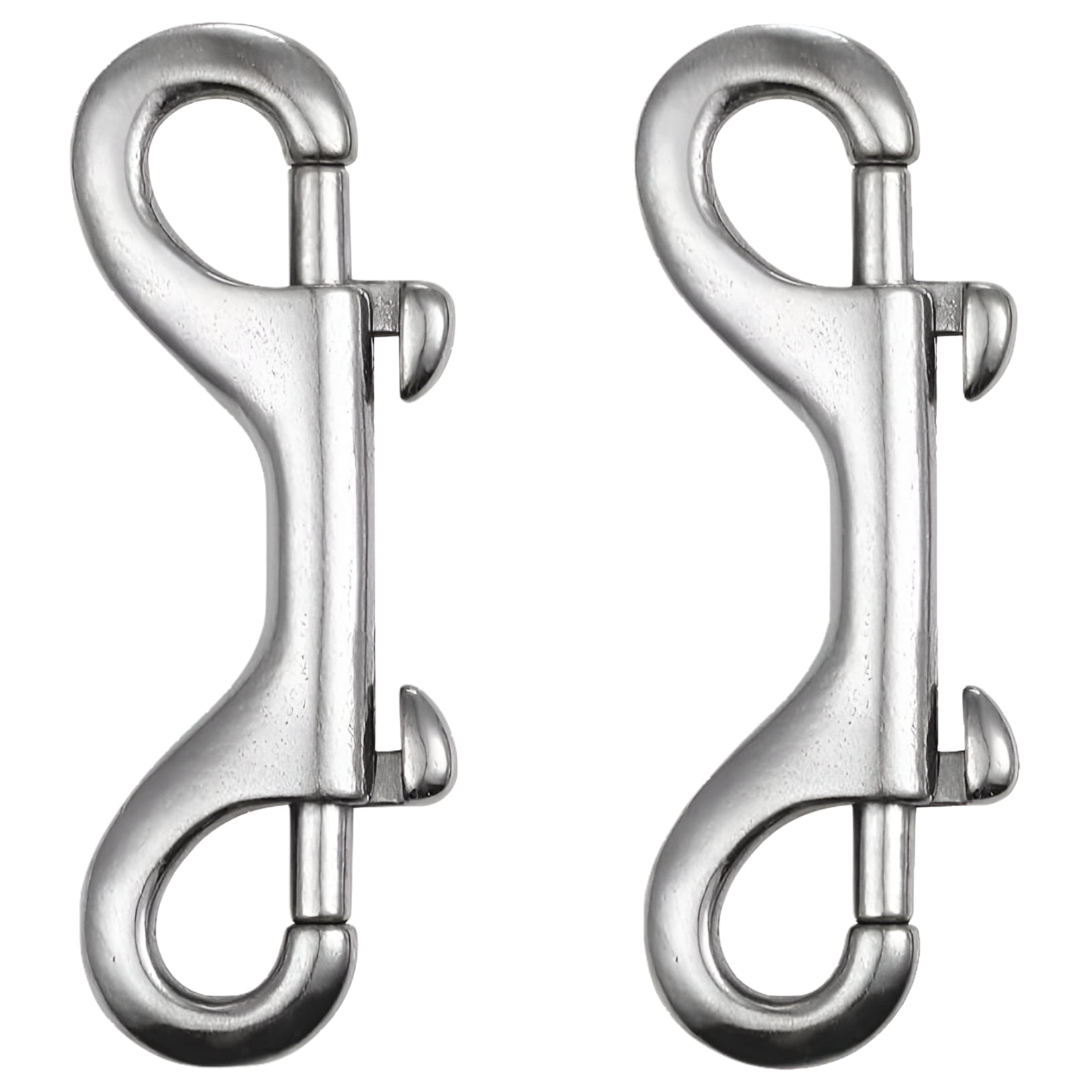 Double Ended Bolt Snap Hooks - 2 Pack Heavy Duty 316 Stainless Steel ...