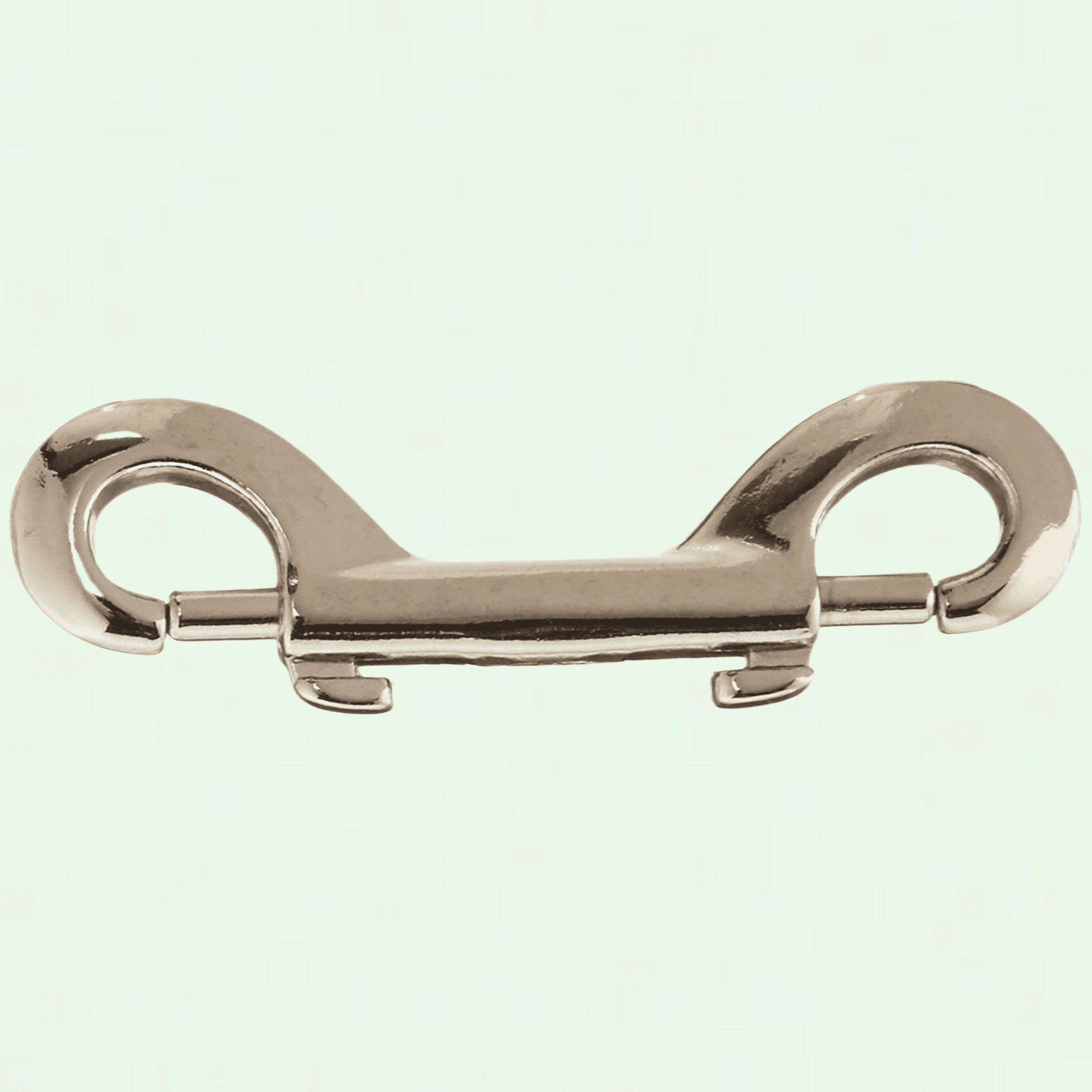 Double-Ended Chain Snap, Silver Round Trigger Hooks Clips, Nickel ...
