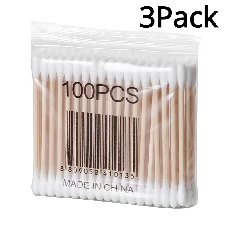 Double Ended Cotton Swabs Household Makeup Removal Ear Digging Hygiene ...