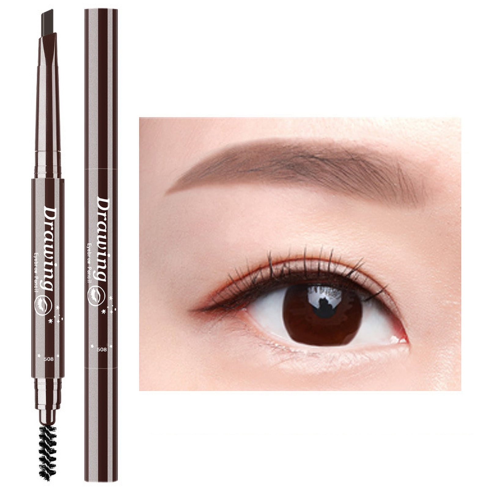 Double-Ended Eyebrow Pencil Awwp Blowout Prices Matte Color Eyeliner 12 Colors of Natural Long ...