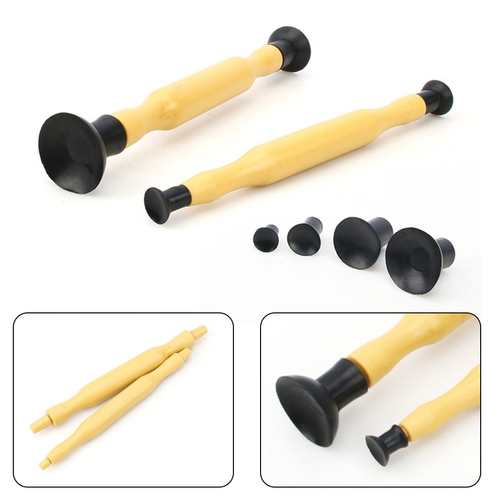 Double Ended Grip Valve Grinding Stick Hand Lapping Tool 5/8 13/16 1-1/ ...