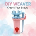 Double-Ended Interchangeable Head Bracelet Maker Plastic DIY Weaving ...