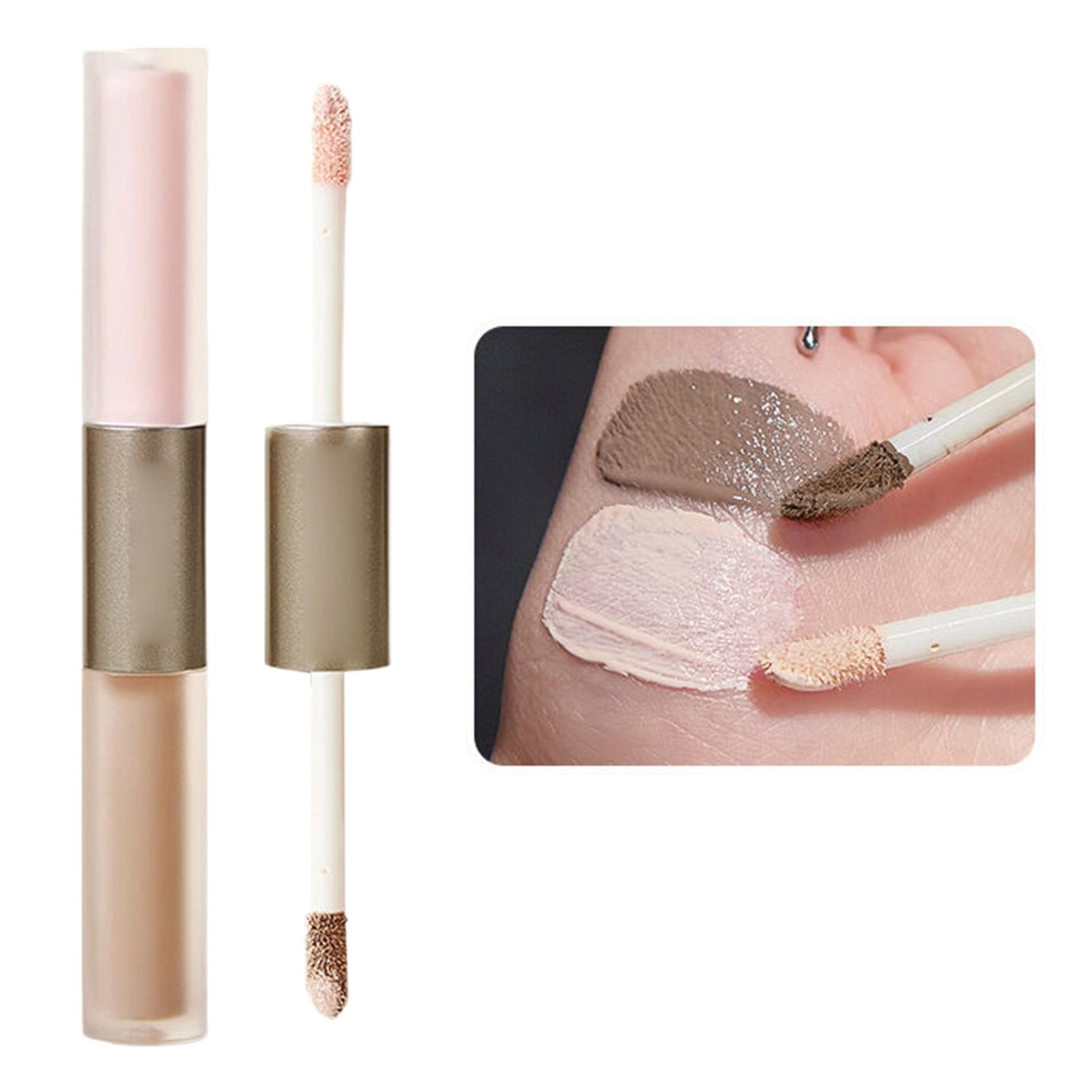 Double-Ended Liquid Highlighter 01# Cold Skin Tone Double Ended Liquid ...