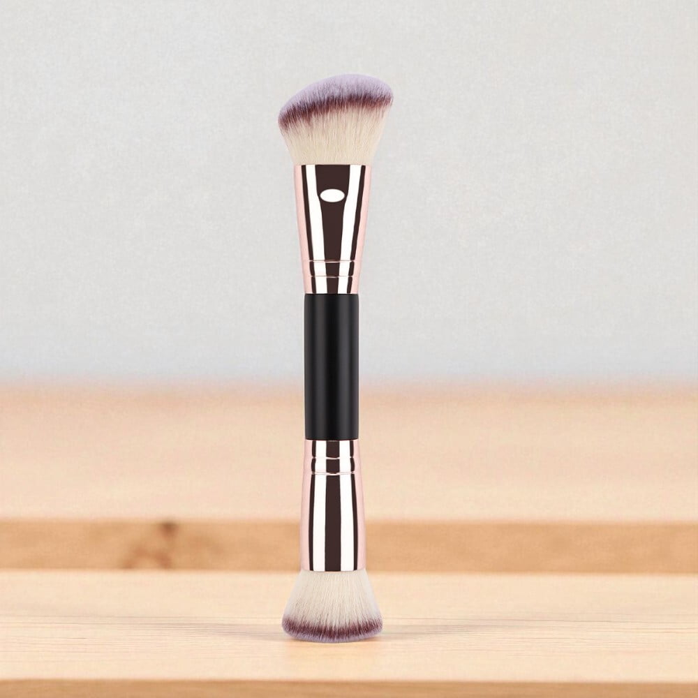 Double Ended Makeup Brush Foundation Loose Powder Contour Multi ...