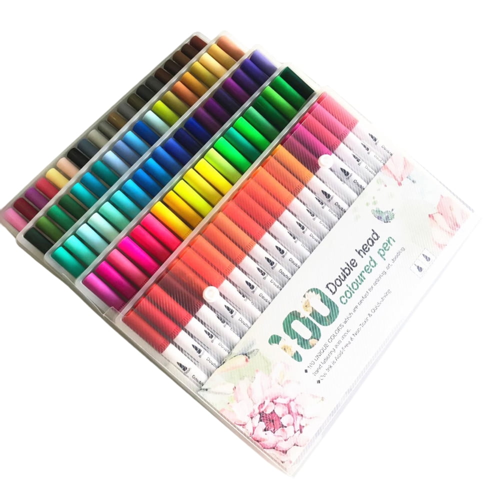 Double-Ended Outline Markers Colored Markers Multifunctional DIY ...