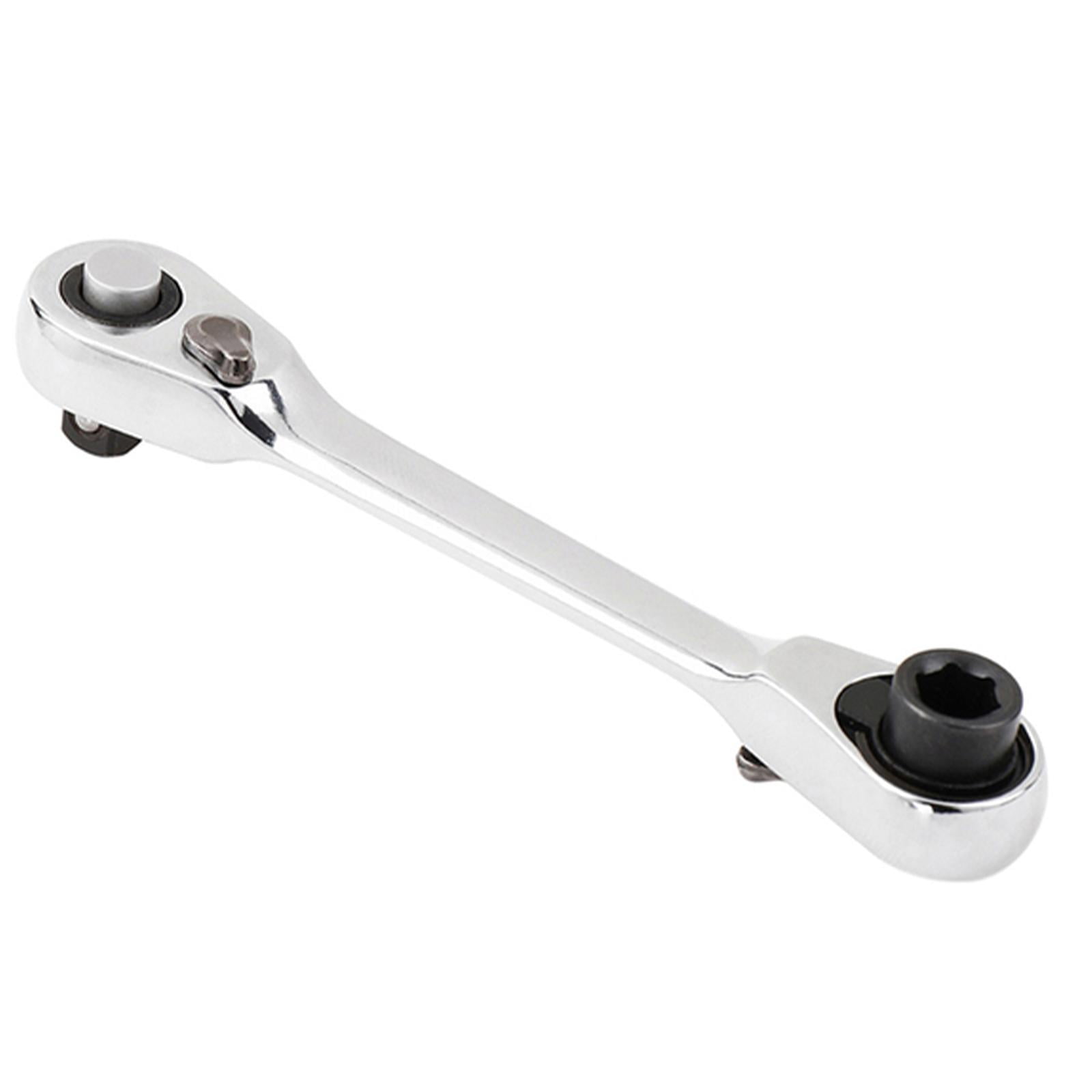 Double-Ended Ratchet Wrench Mini Ratchet Wrench Screwdriver Handle ...