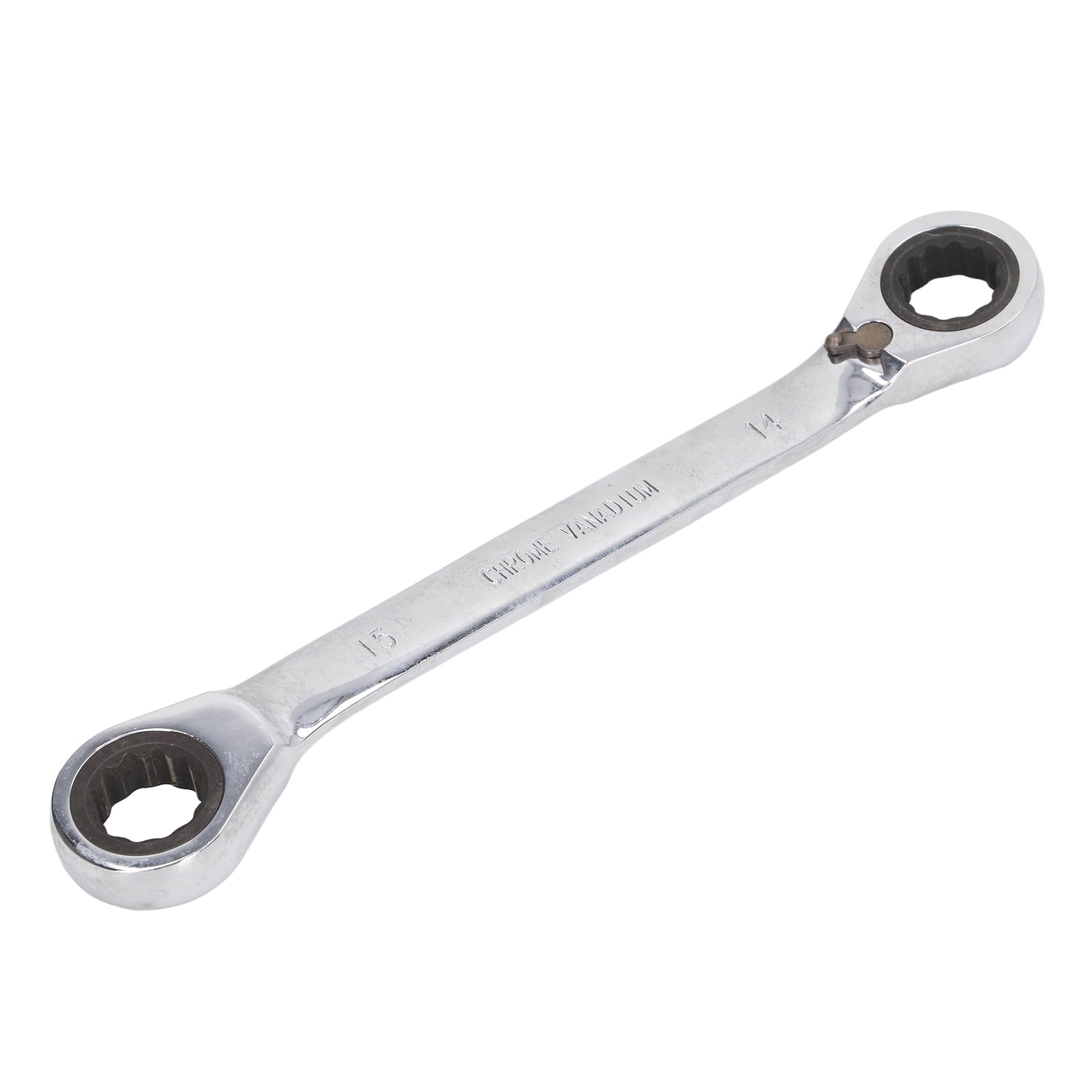 Double Ended Ring Wrench Universal Chrome Vanadium Steel 72 Tooth Gear ...