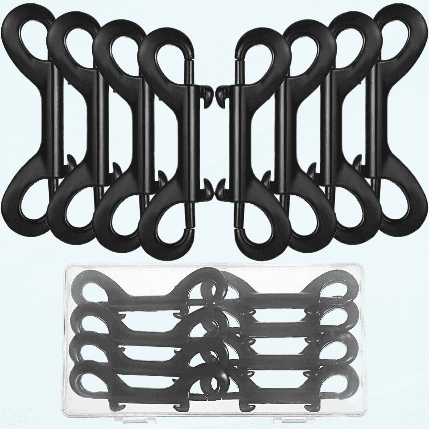 Double Ended Snap Hooks Bolt Snaps Heavy Zinc Alloy Multipurpose Double ...