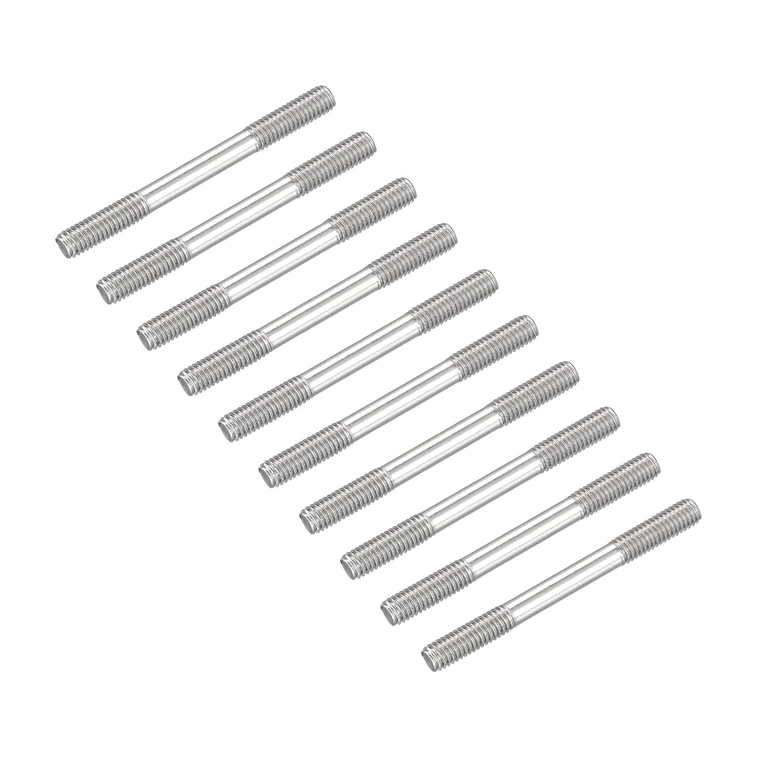 Double Ended Stud Screws (M6 Thread 60mm Length) 10pcs, 304 Stainless ...