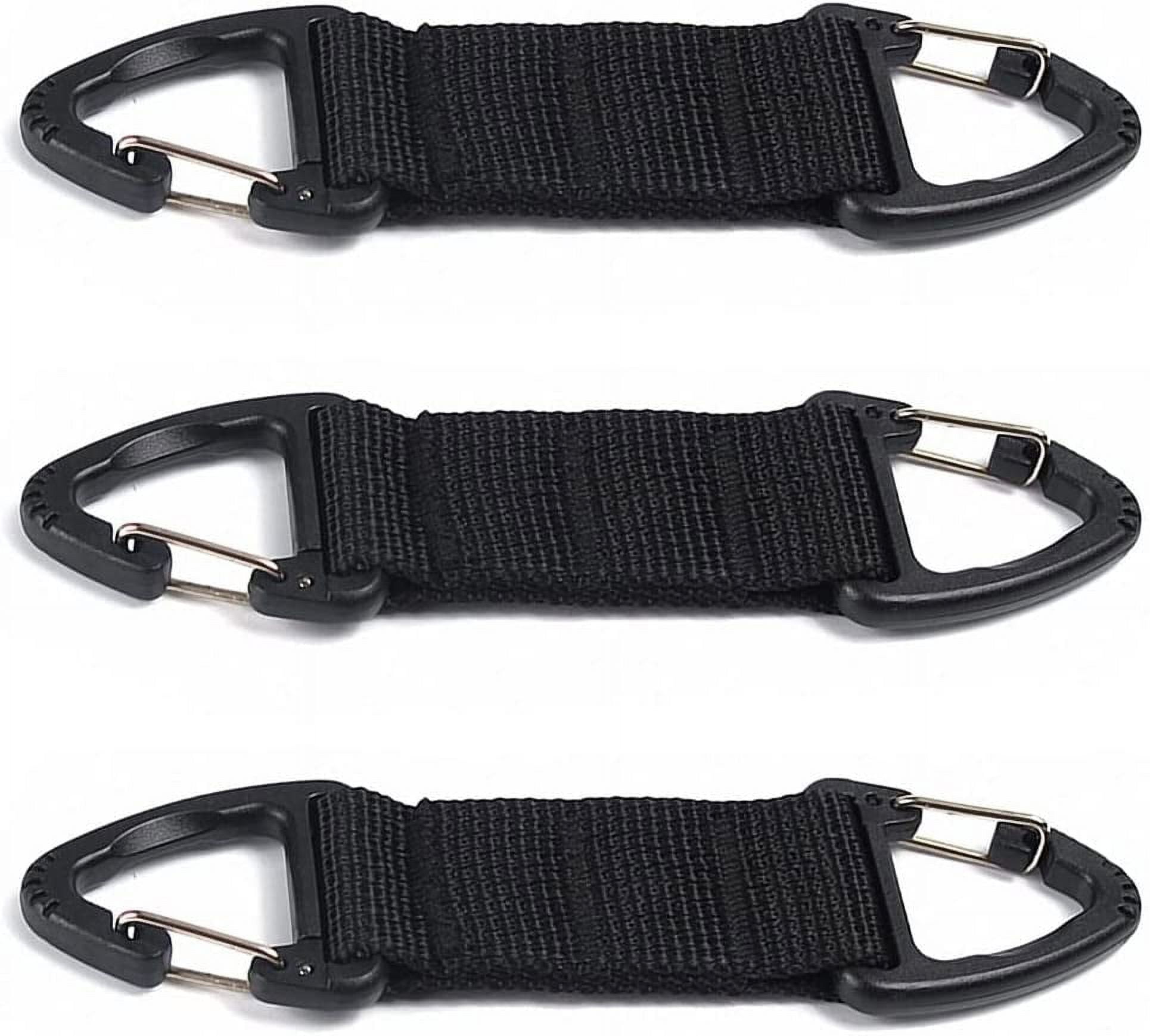 Double Ended Triangular Carabiner Clip (3 Pcs) - Keychain Buckle ...