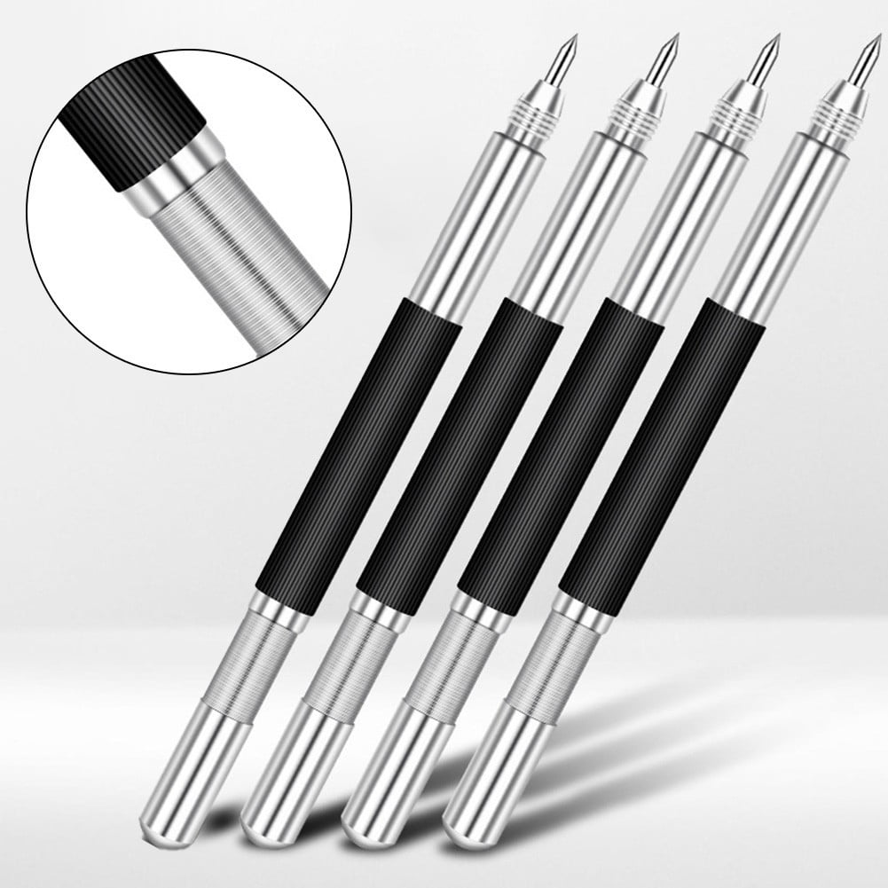 Double Ended Tungsten Carbide Scribing Pen Tip Steel Scriber Scribe ...