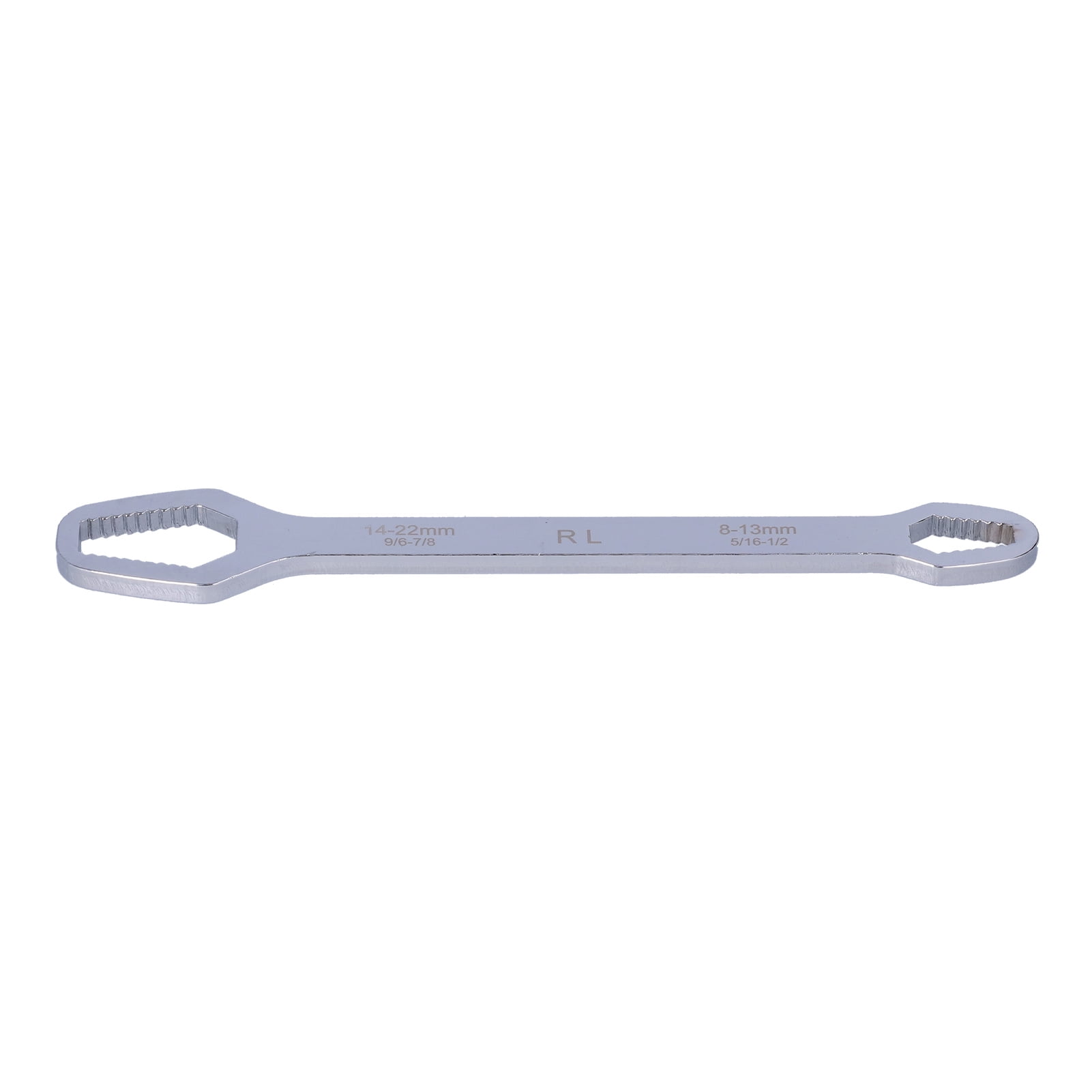Double,Ended Wrench Set, 5/16" To 7/8" 8mm,22mm, Chrome Plated, Long ...