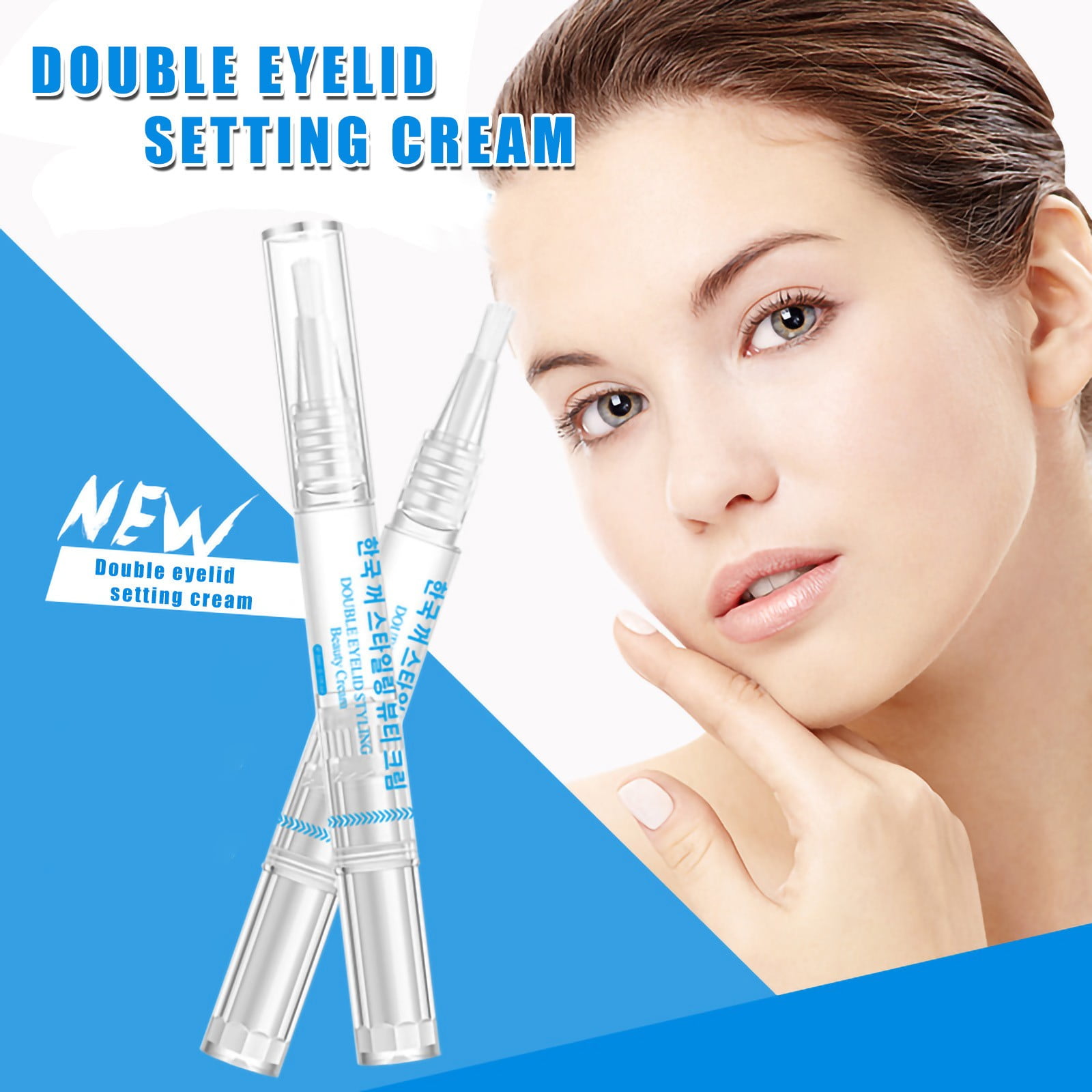 Double Eyelid Glue Invisible Eye Tape Gel Cream Harmless Natural Effect ...