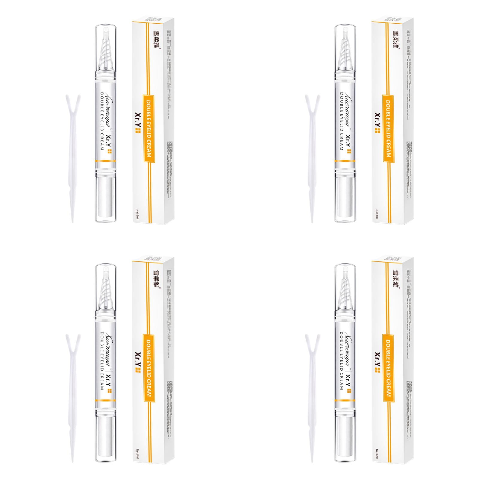 Double Eyelid Glue with Y-shaped Fork,Waterproof Eyelid Glue,Long ...