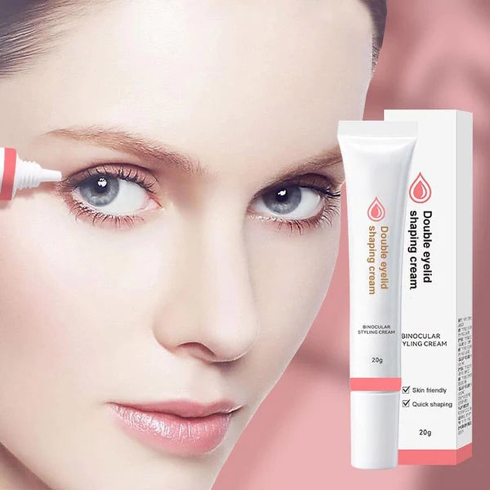 Double Eyelid Styling Cream, Long-Lasting Double Eyelid Shaping Cream ...