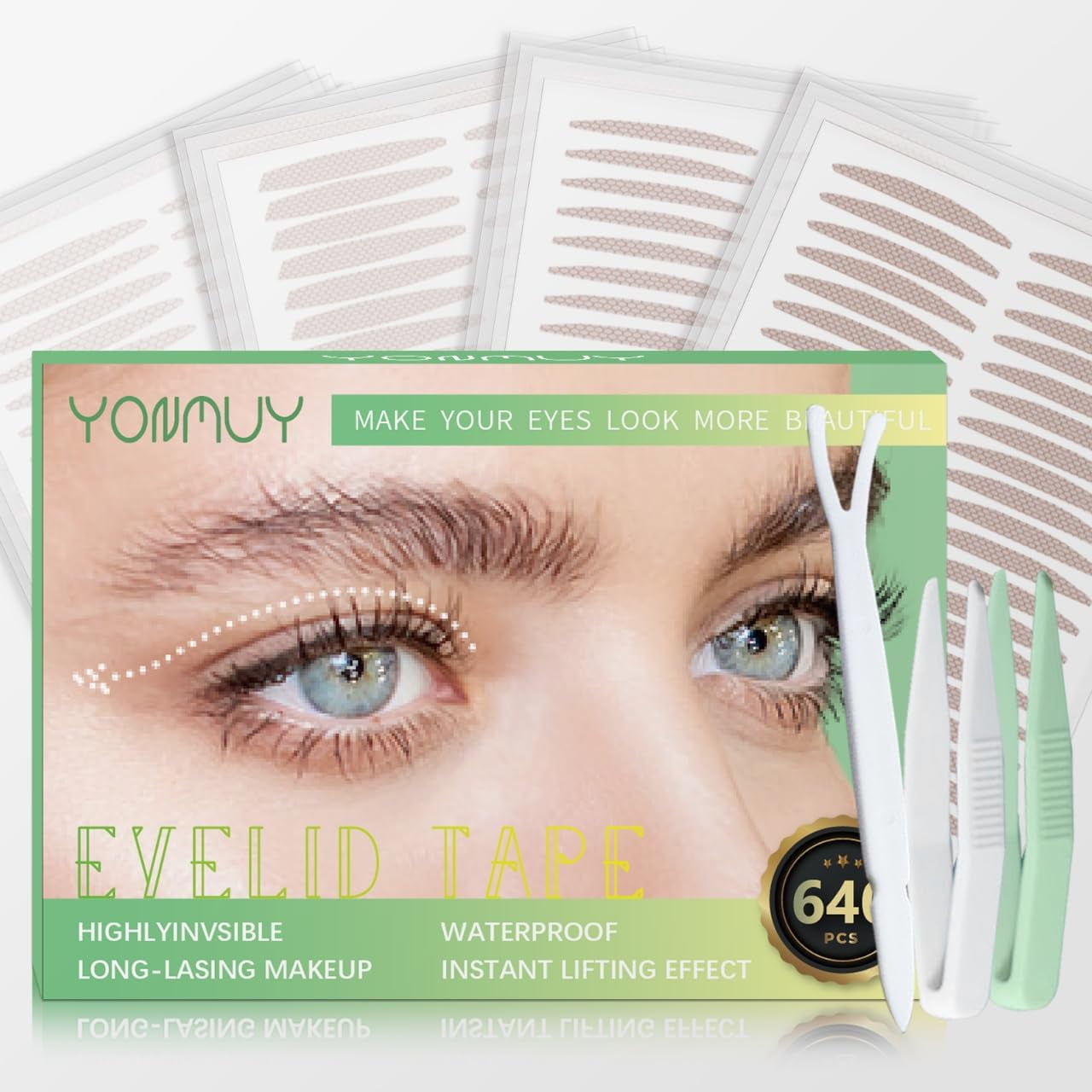 Double Eyelid Tape,Eyelid Lifter ESF27 Strips,Eyelid Tape for Hooded ...