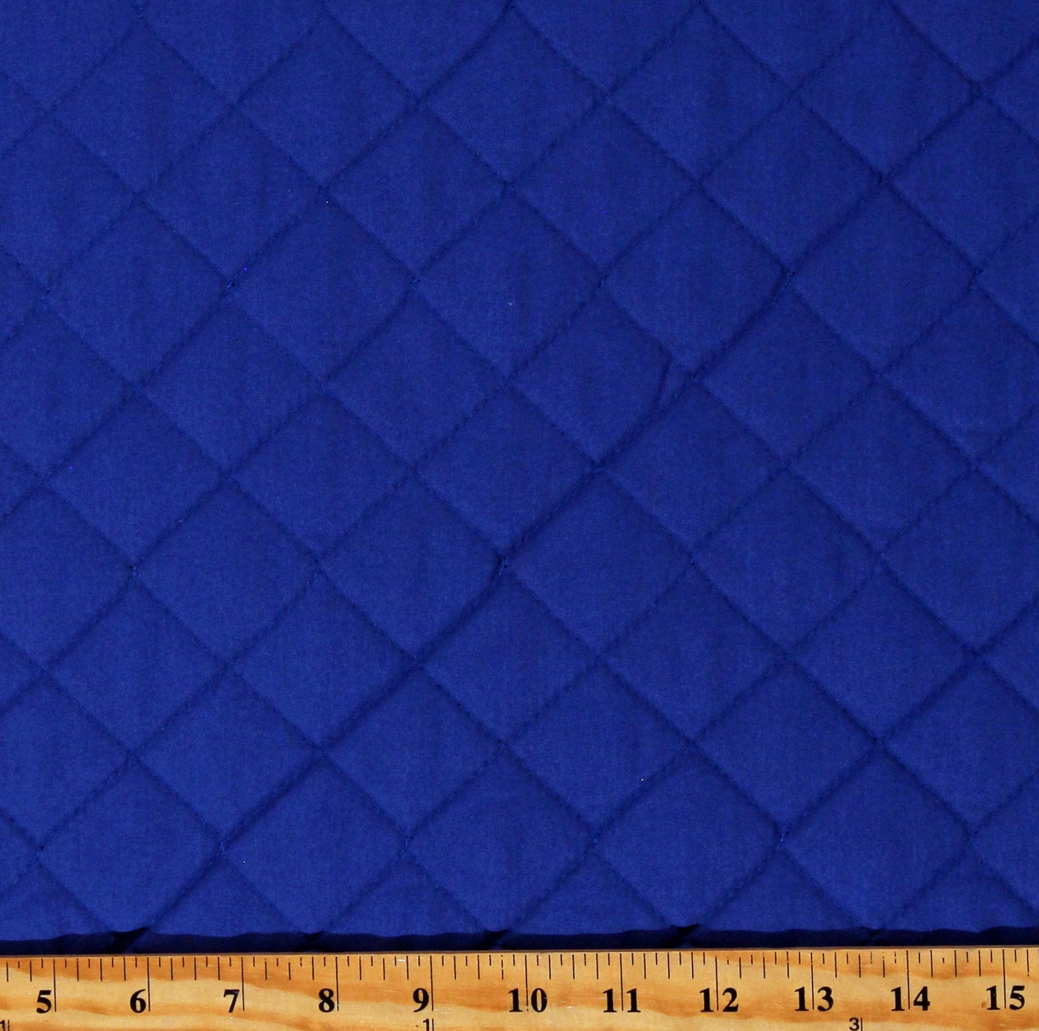 Double-Face Quilted Reversible Rich Royal Blue 42" Wide Cotton Fabric ...