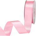 Double Face Satin Ribbon 1Inchx25Yards Double Sided Solid Polyester ...