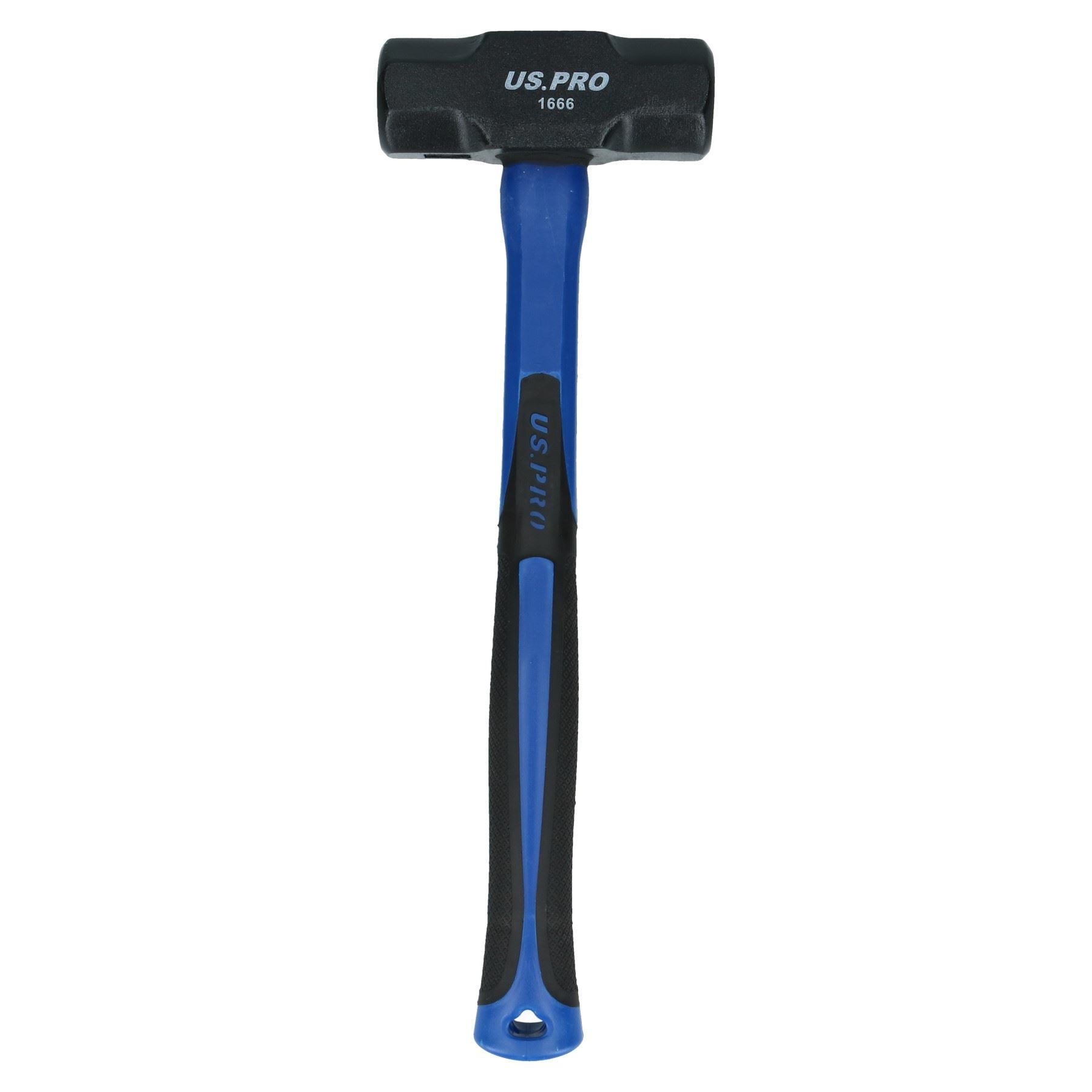 Double Face Sledge / Lump Hammer TPR Handle Fibreglass Shaft 4lb US Pro ...