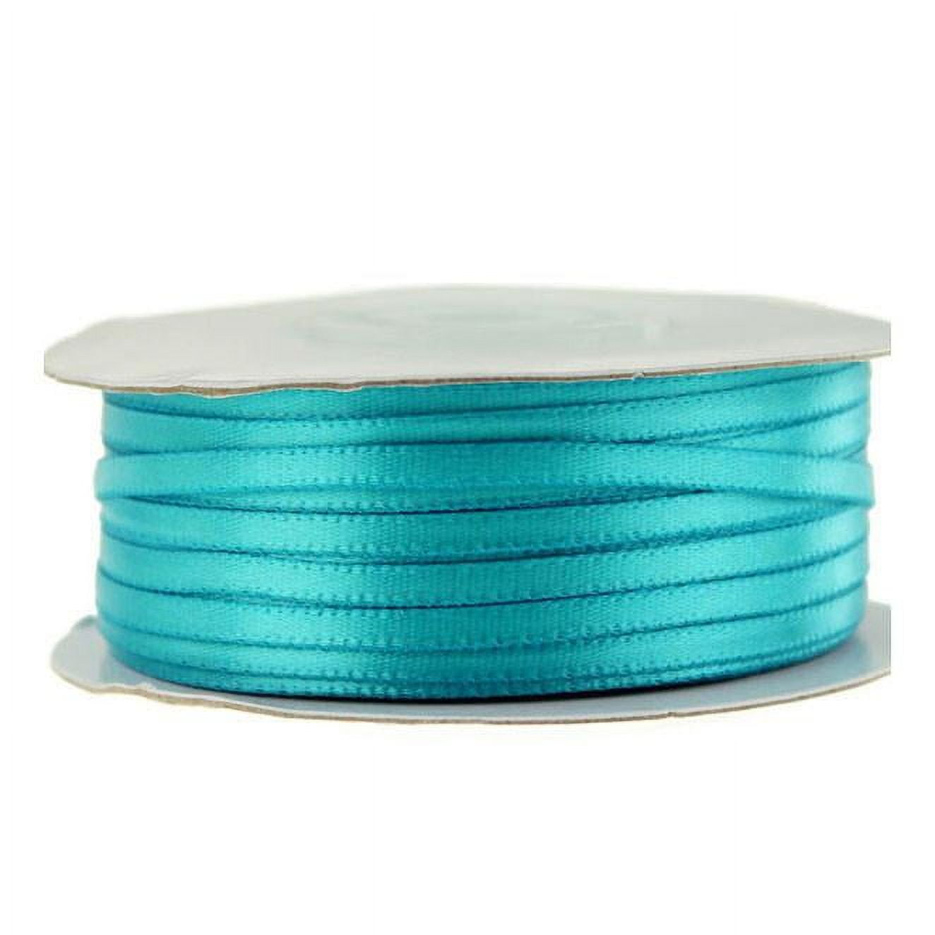 Double Faced Satin Ribbon, 1/8-inch, 100-yard, Turquoise - Walmart.com
