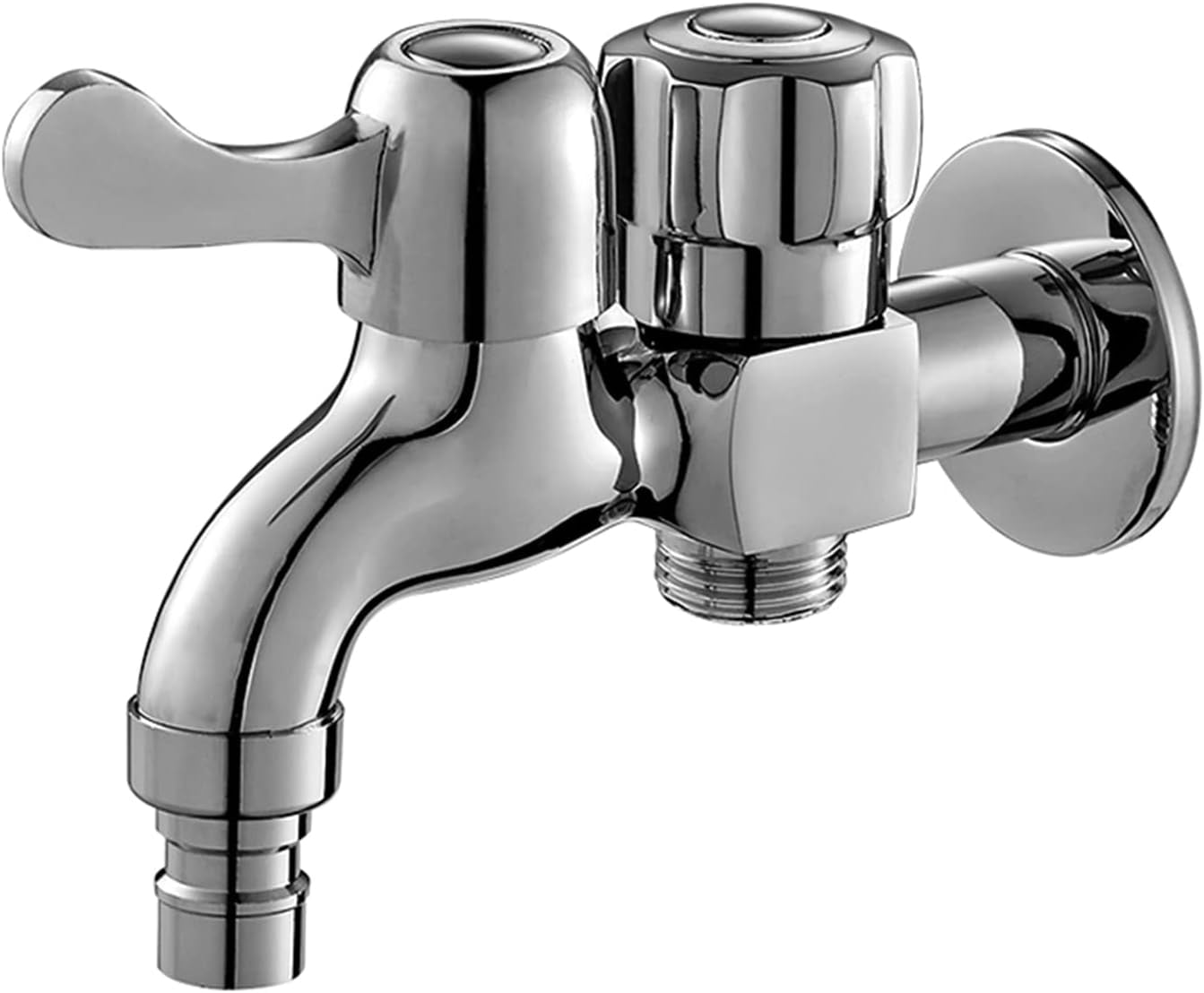 Double Faucet Bathroom Sink Single Cold Water Faucet Brass Laundry Sink ...