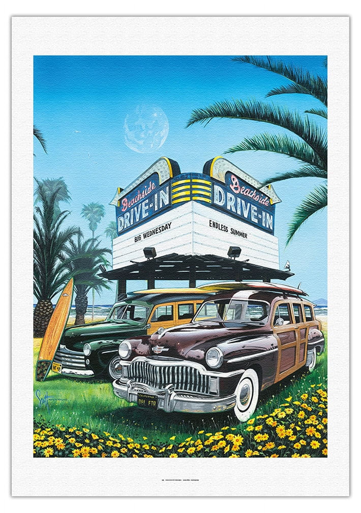 Double Feature - From an Original Color Painting by Scott Westmoreland ...