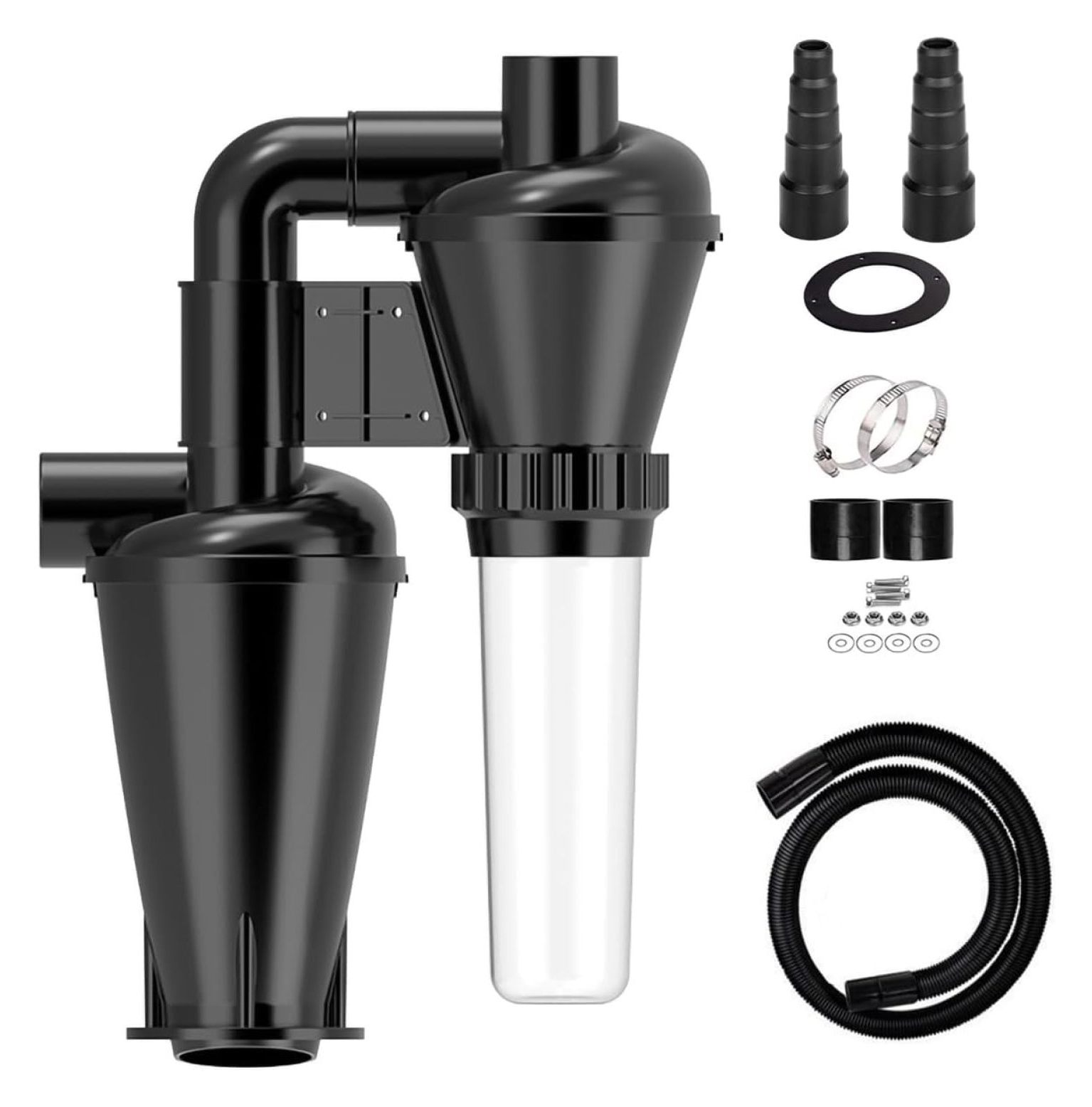 Double Filtration - Cyclone Dust Collector, 50mm/2'' DIY Turbocharged ...