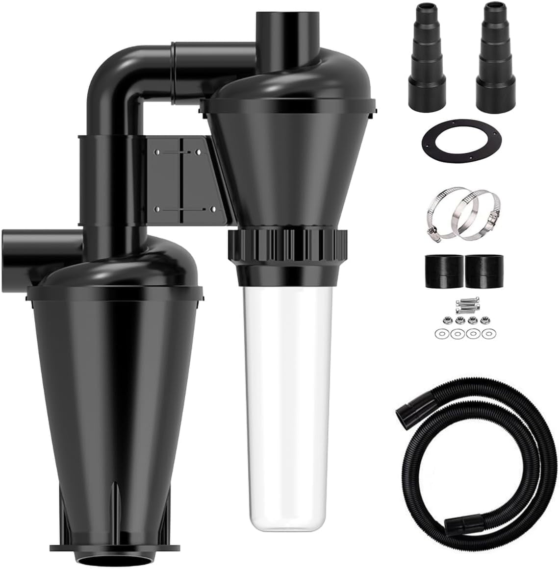 Double Filtration - Cyclone Dust Collector, 50mm/2'' DIY Turbocharged ...