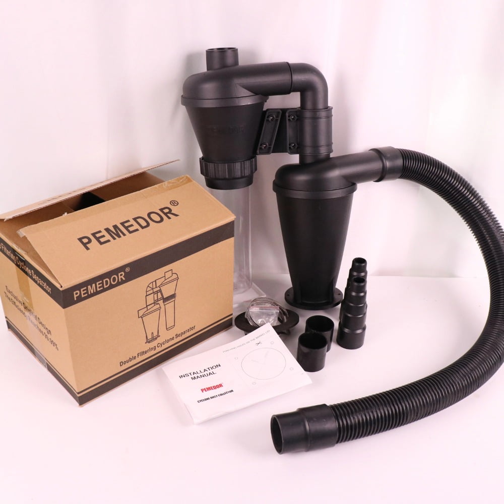 Double Filtration - Cyclone Dust Collector, 50mm/2'' DIY Turbocharged ...
