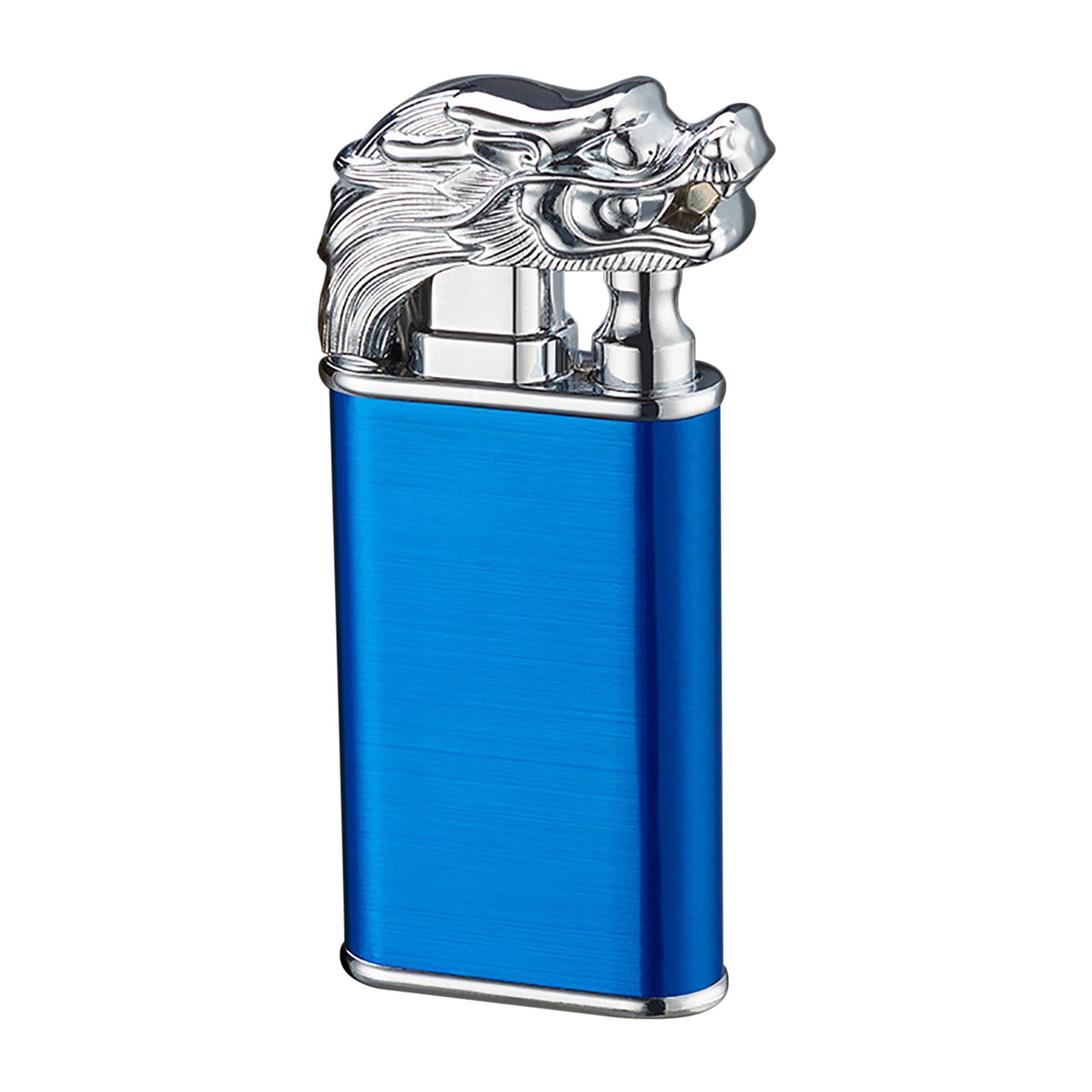Double Fire Straight To Open Flame Conversion Metal Lighter Unique ...
