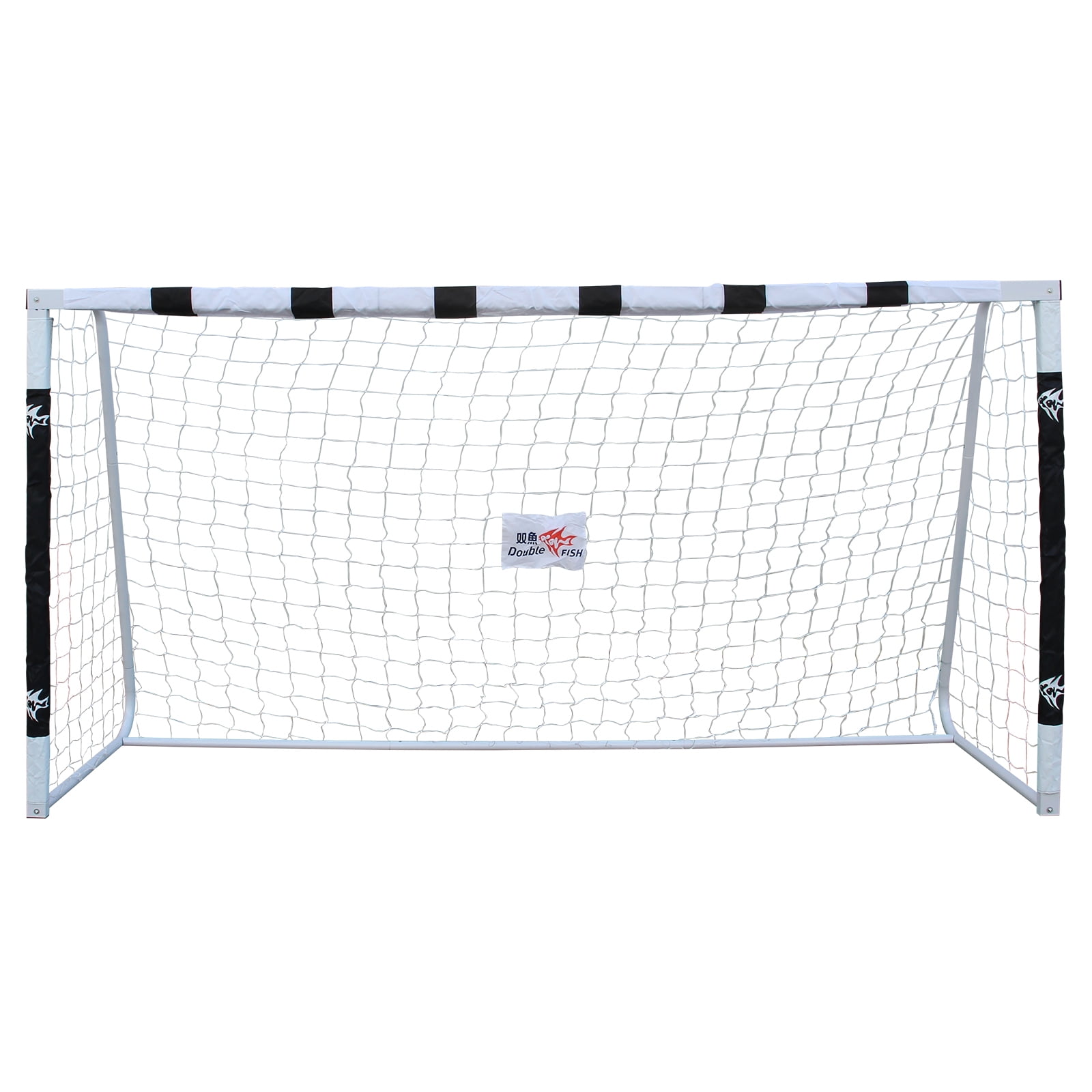 Double Fish 10FT x 5.2FT Soccer Goal Net Adult Kids Outdoor/Indoor ...