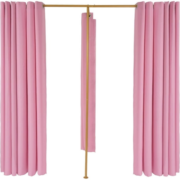 Double Fitting Room F-Shape Dressing Room Corner Changing Room Divider ...